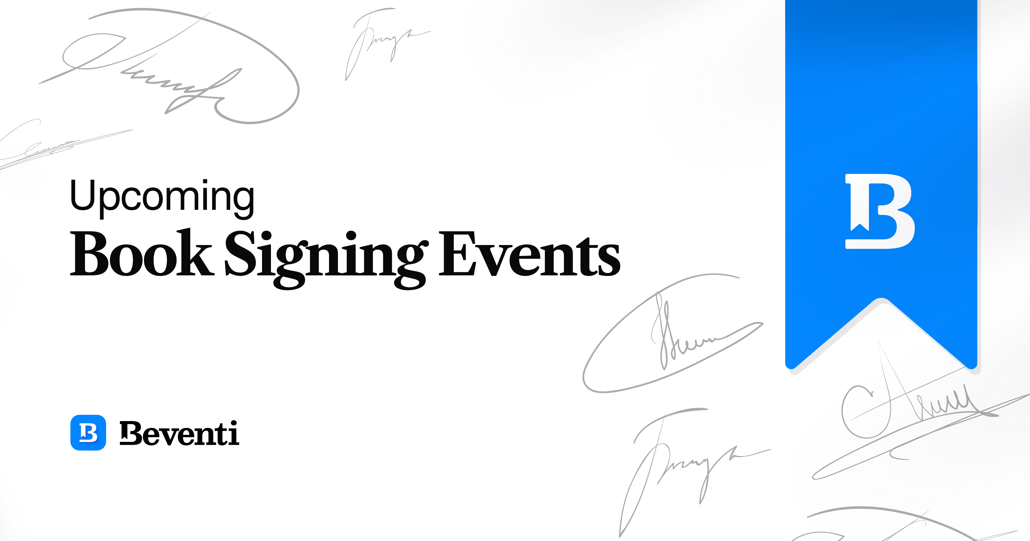 Upcoming Book Signing Events | Meet Your Favorite Authors